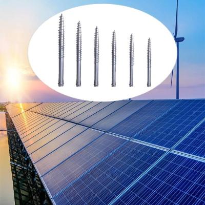中国 Hot Dip Galvanized Ground Screw Piles 2.75mm 3mm 3.5mm Thickness 販売のため