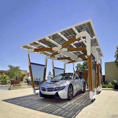 Cina 10-60° Galvanized Steel PV Solar Carport Mounting Systems in vendita