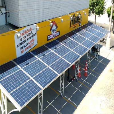Al 6005-T5及びSU 304の開いた地上の太陽Carportの土台システム