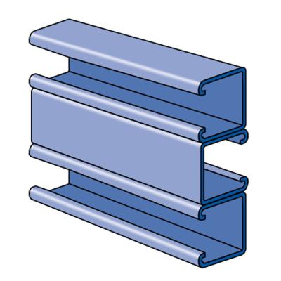 China Q235B Q345B Galvanized Steel C Channel For PV Systems for sale