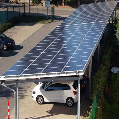 China 熱いすくいの格子の電流を通された住宅の太陽Carportの構造 for sale