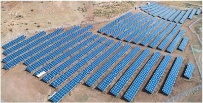 중국 OHSAS 18001 양극 산화된 직류 전기로 자극된 태양 전지판 장착 시스템 태양 브라켓 태양 구조 판매용