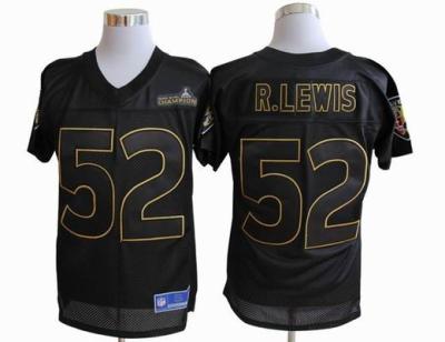 China Men's Pro Line Baltimore Ravens 52# Ray Lewis Super Bowl XLVII Champions Jersey for sale
