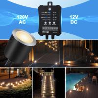 China Timer Equipped Dimmable LED Deck Lights 20Pack Including Photocell Sensor Designed for Outdoor Deck and Walkway Lighting for sale
