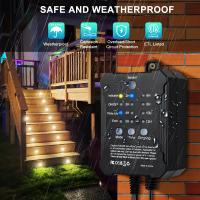 China Timer Equipped Dimmable LED Deck Lights 20Pack Including Photocell Sensor Designed for Outdoor Deck and Walkway Lighting for sale
