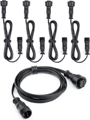 China 5Pack Extension Cable Cord 3Pin for SMY Lighting 3color deck lights for sale