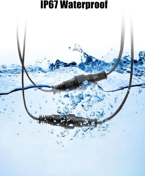 Quality 5Pack Extension Cable Cord 3Pin for SMY Lighting 3color deck lights for sale