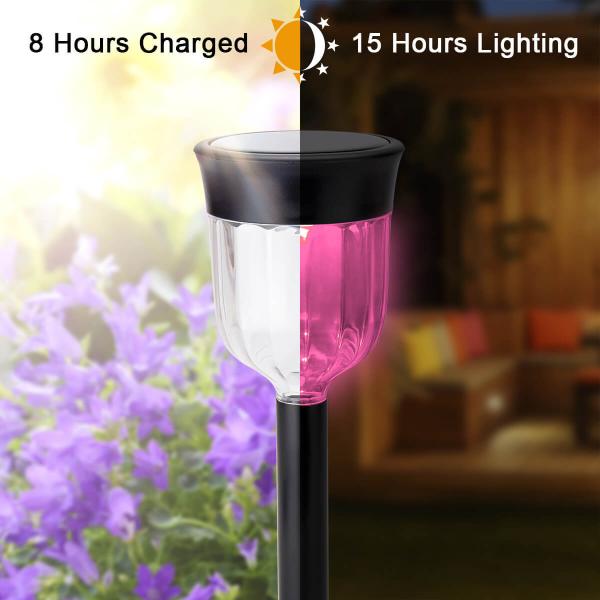 Quality 6Pack Solar Pathway Lights Color Changing for sale
