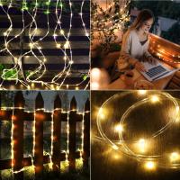 China Insert Into Ground Or Wall Mounted Solar Rope Lights Outdoor 72FT 200 LED Energy Waterproof Lighting Solution For Garden Pathways And Landscape Decoration for sale