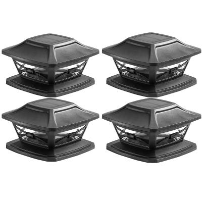 China Solar Post Lights with Motion Sensor IP65 Waterproof for Outdoor Decoration for sale