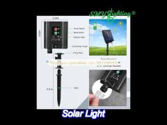 72ft solar rope lights white color containing 200 led lights ideal for walkway lighting and outdoor