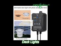 smy lighting ip67 waterproof dimmable led deck lights with 60,000 hours lifespan for outdoor and ind