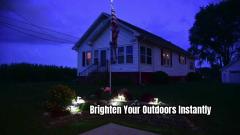 Solar gutter lights