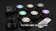 RGBWW LED pond lights