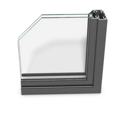 Cina Profilo di alluminio della porta della stoffa per tendine di alluminio di profilo dell'estrusione della parete della finestra in vendita
