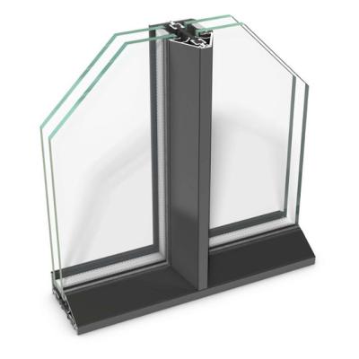 Cina Profilo di alluminio della porta della stoffa per tendine di alluminio di profilo dell'estrusione della parete della finestra in vendita