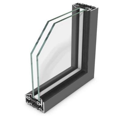 China Modern Furniture Aluminum Glass Profile For Wardrobes Kitchen Cabinet Door Frame for sale