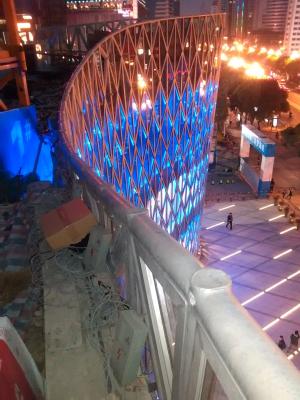 China Semi Unitized Fire Resistant Glass Facade Engineering Solutions for sale