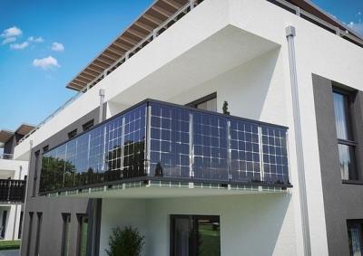 China Sustainable Energy Efficiency BIPV Glass Railing Systems With Cutting Edge for sale