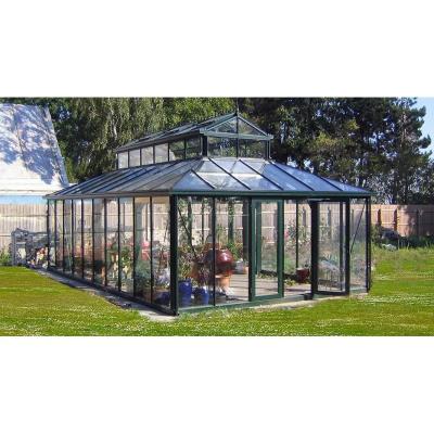 Aluminiumlegierte Materialrahmen frei stehendes Sonnenzimmer Grünhaus für Bürogebäude
