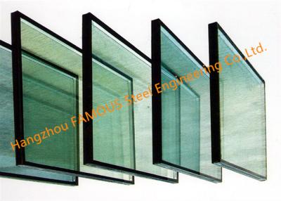 China 5mm 12A 5mm Glass Curtain Wall Facade , Low E Insulation Curtain Wall for sale