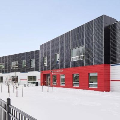 Cina Sistemi fotovoltaici della facciata di BIPV 6060 moduli Bifacial di alluminio di Pv in vendita