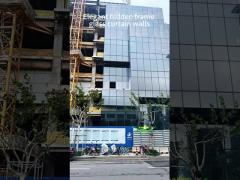 Fachada de vidro escondida da parede de cortina do quadro 8mm 12A/16A 8mm para a construção comercial