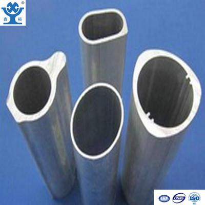 China Customized aluminum extrusion oval tube in different size for sale
