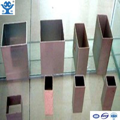 China Customized various extruded aluminium square pipe for sale