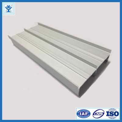 China High grade extruded anodized aluminium profile for glass for sale