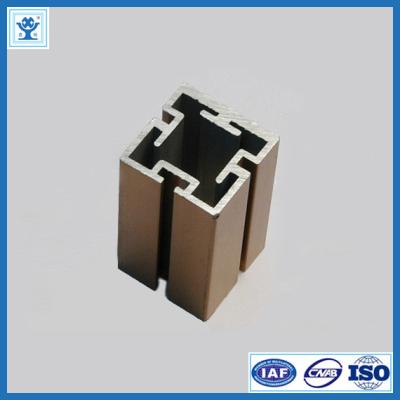 China Alloy square aluminum extrusions T5 / T6 with 6061 / 6063 grade for sale