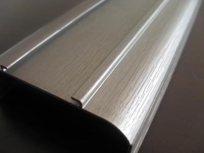 China Oxidized Wiredrawing Processing Aluminum Profile for Decoration Furniture for sale