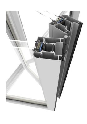 China Powder Coating Finishing Office Partition Aluminum Extrusion  Profiles for sale