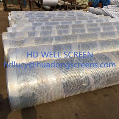 China Stainless steel 304 water well screen jacket/well point screen for water well for sale