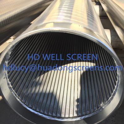 China Accurate opening area 10%-30% low carbon steel galvanized water well screen for sale