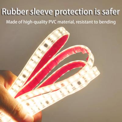 Cina Super luminoso 220v autoadesivo luce lineare display scaffale soffitto soggiorno camera da letto all' esterno resistente all' acqua striscia di luce in vendita