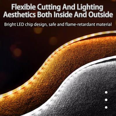 China 24V de baixa tensão placa nua LED Light Strip auto-aderente Light Trough Soft Light Strip fonte de luz linear for sale