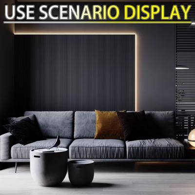 Cina Luce Lineare Incorporata Di Gipsom Nero LED soffitto Luce Trave Soggiorno Yang Angolo Profilo di Aluminio Cartone Slot Prodotto in vendita