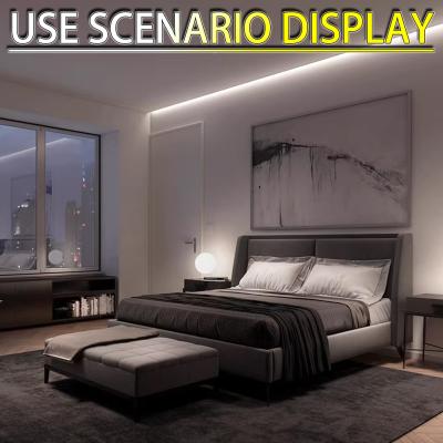 Cina Luce Lineare Incorporata Di Gipsom Nero LED soffitto Luce Trave Soggiorno Yang Angolo Profilo di Aluminio Cartone Slot Prodotto in vendita