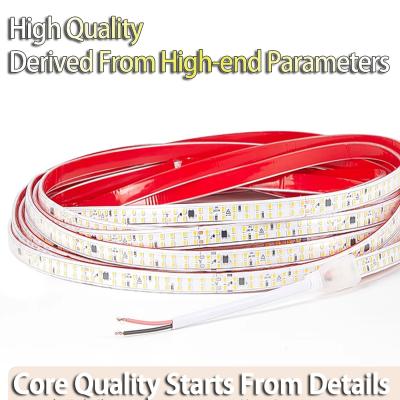 China Selbstklebender LED-Lichtstreifen Niederspannung 12v 2835 Superhell für dunklen Rillenhintergrund zu verkaufen