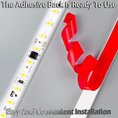 中国 地下鉱山トンネル照明 24V 自己粘着 4000K LED アルミスロット 柔らかいライトストライプ 販売のため