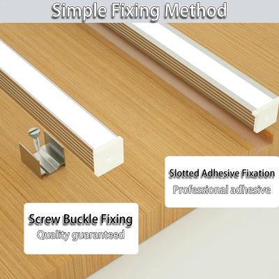 China 12v24v Low Voltage Bare Panel Light With Led Light Strip Self-Adhesive Patch Linear Light Embedded No Strobe Living Room Ceiling for sale