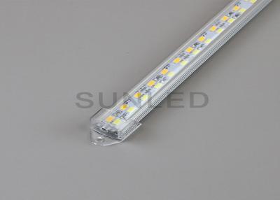 China Potentes luzes LED rígidas com perfil de plástico de dupla cor à venda