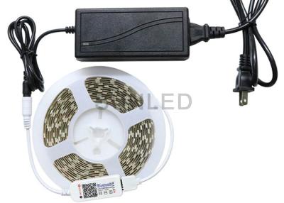 China Bluetoot RGB Led Flexible Strip Lights 5 Metre SMD5050 Light Source IP20 for sale