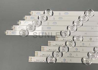 Cina Riflettore TV LED a basso tenore di carbonio, Alta luminosità 50 pollici luce a barra LED FR4 Materiale in vendita