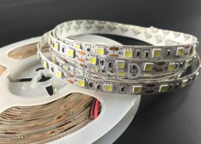 China Super Bright Flexible Adhesive Led Strip Lights 12/24V SMD5050 20-22lm Lumen for sale