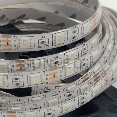 中国 Wifi コントローラー RGB 5m FPC SMD LED 柔軟ストライプ 5050 販売のため