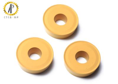 Chine Résistant aux chocs indexable de rotation rond d'outils de coupe et d'insertions d'insertion de RCMX haut à vendre