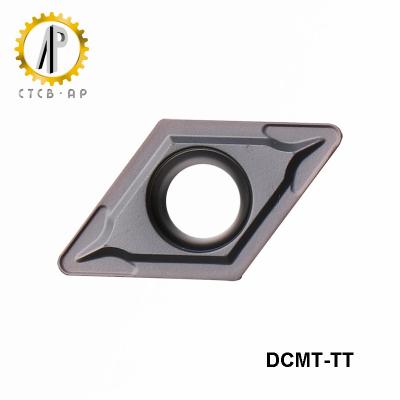 China PVD Coating DCMT0702 Tungsten Carbide Inserts Metal Cutting For Stainless Steel Machining for sale