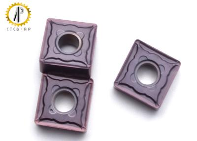 Chine Insertions de rotation de carbure solide, insertions négatives carrées de carbure de râteau pour le traitement de finition à vendre